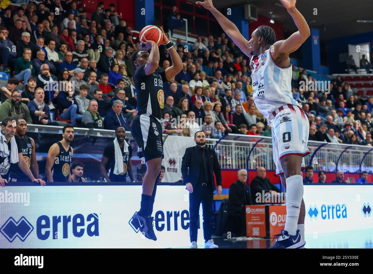 Rieti, Italy. 26th Feb, 2025. Anthony Hickey - Apu Old Wild West Udine ...
