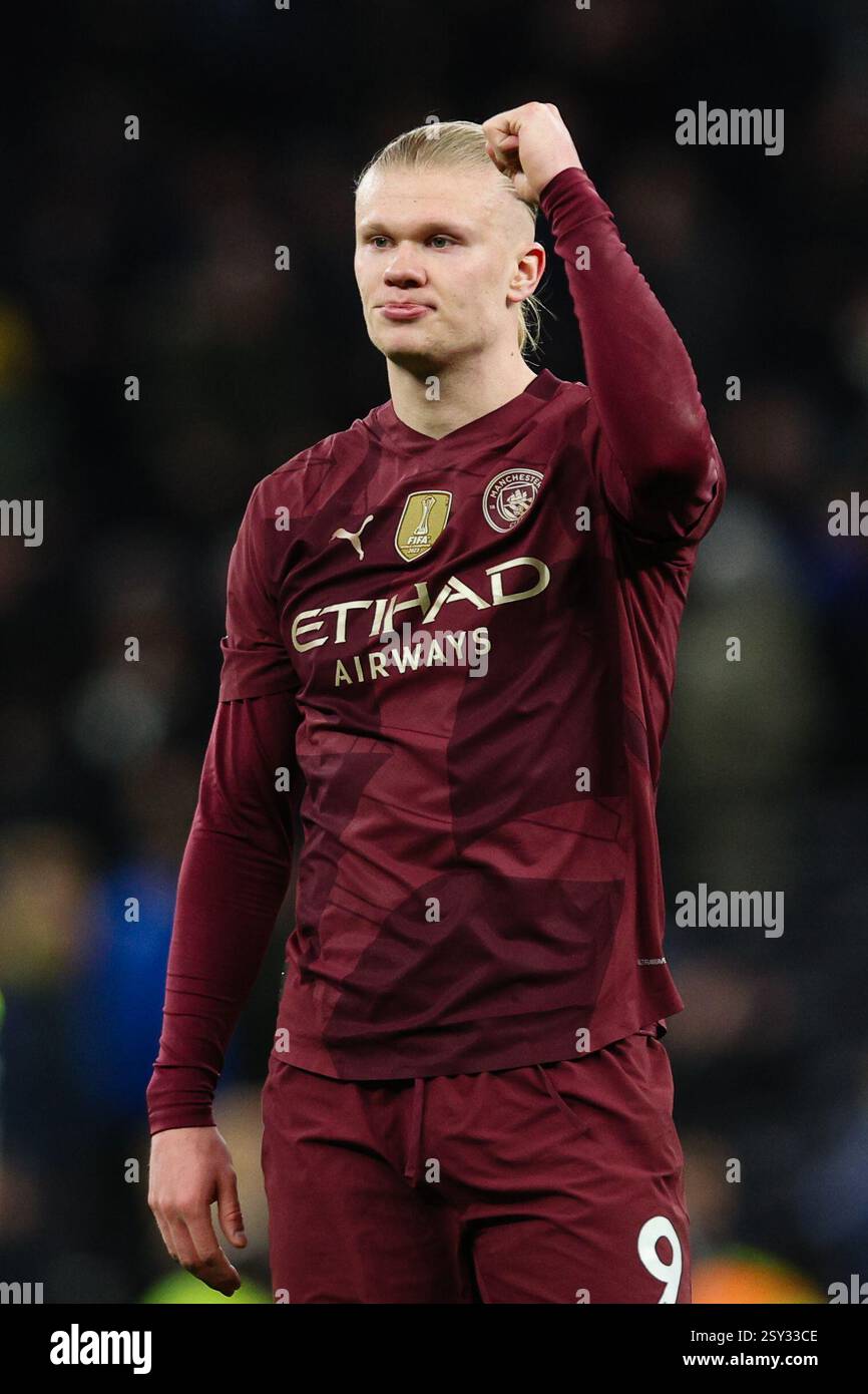 LONDON, UK - 26th Feb 2025: Erling Haaland of Manchester City ...