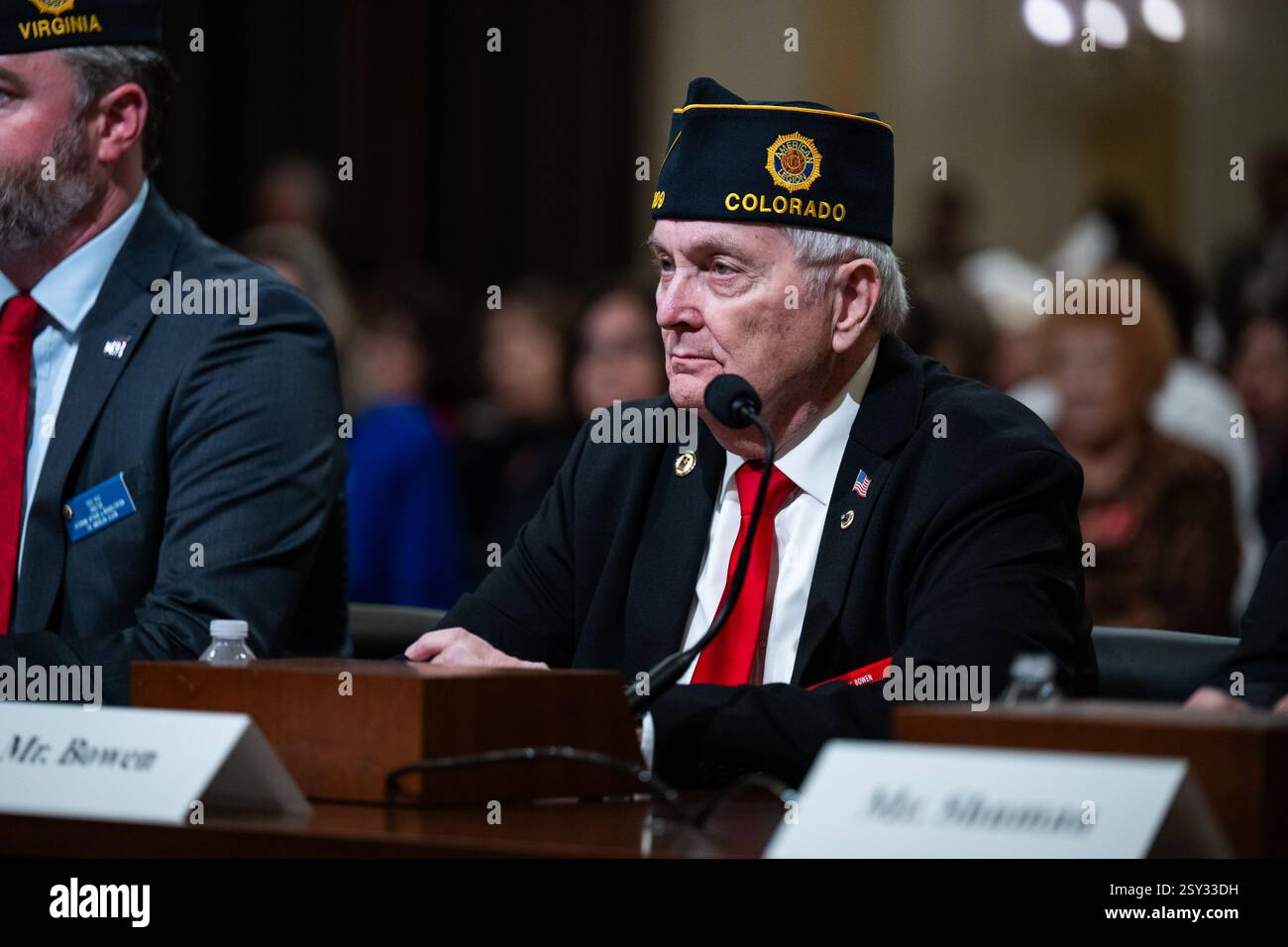 Washington, USA. 26th Feb, 2025. John “Jay” Bowen, Chairman, Veterans ...