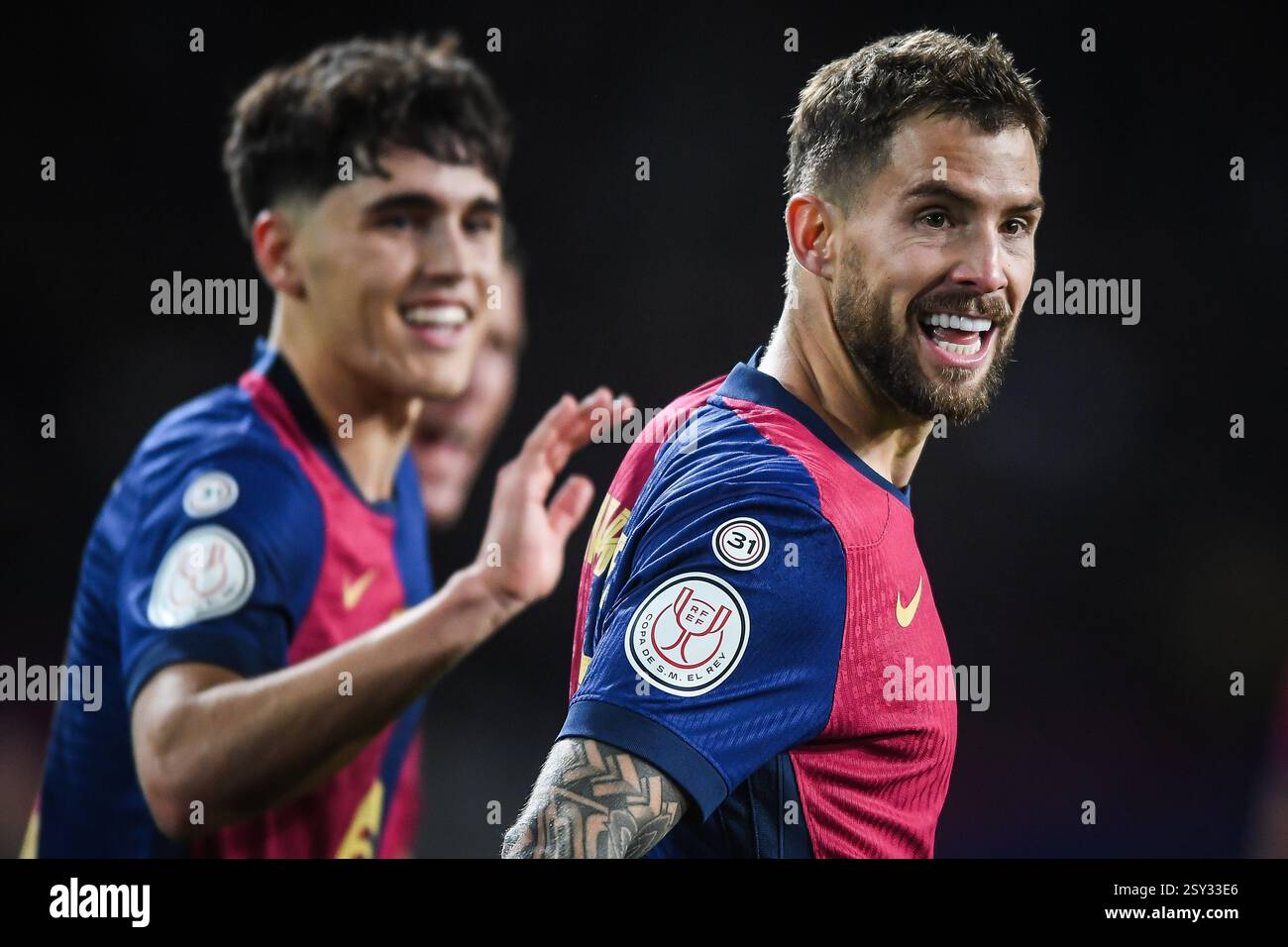 Barcelona, Spain, Spain. 25th Feb, 2025. Inigo MARTINEZ of Barcelona ...