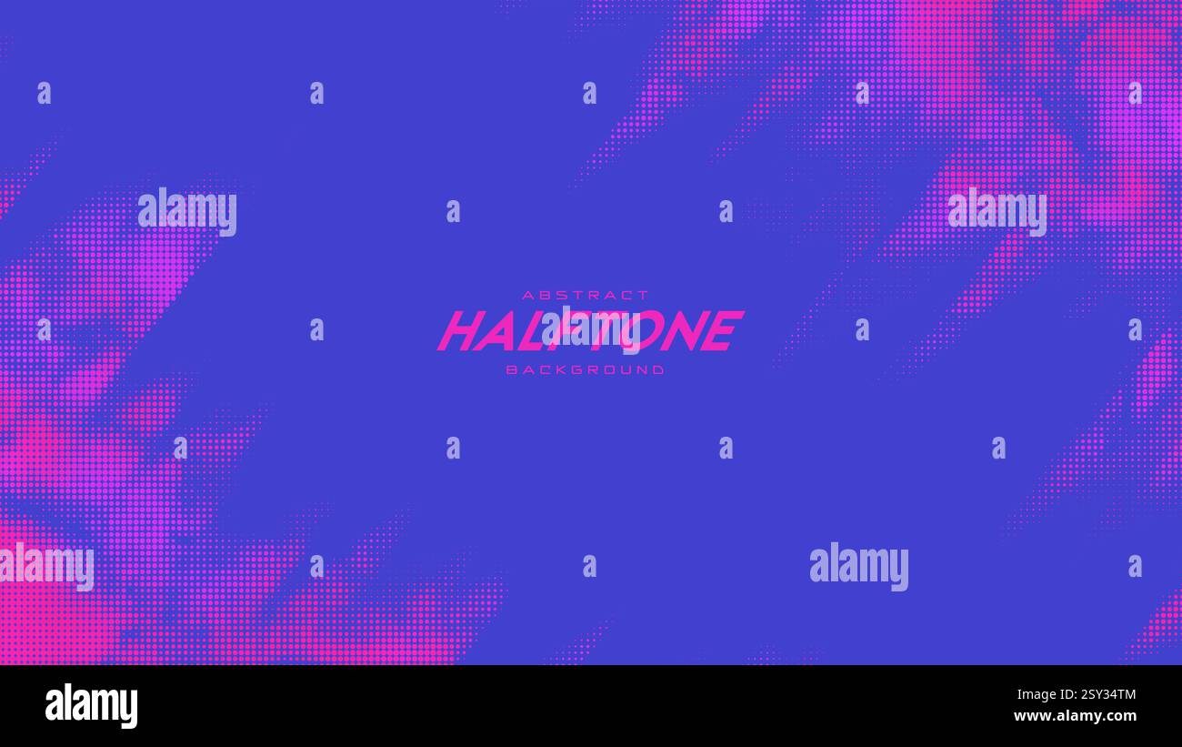 Abstract Vector Torn Monochrome Halftone Background Scrathed Dotted