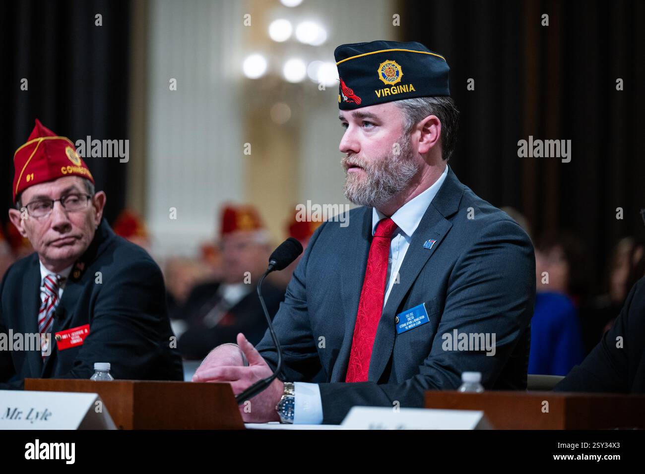 Washington, USA. 26th Feb, 2025. Cole Lyle, Director, Veterans Affairs ...