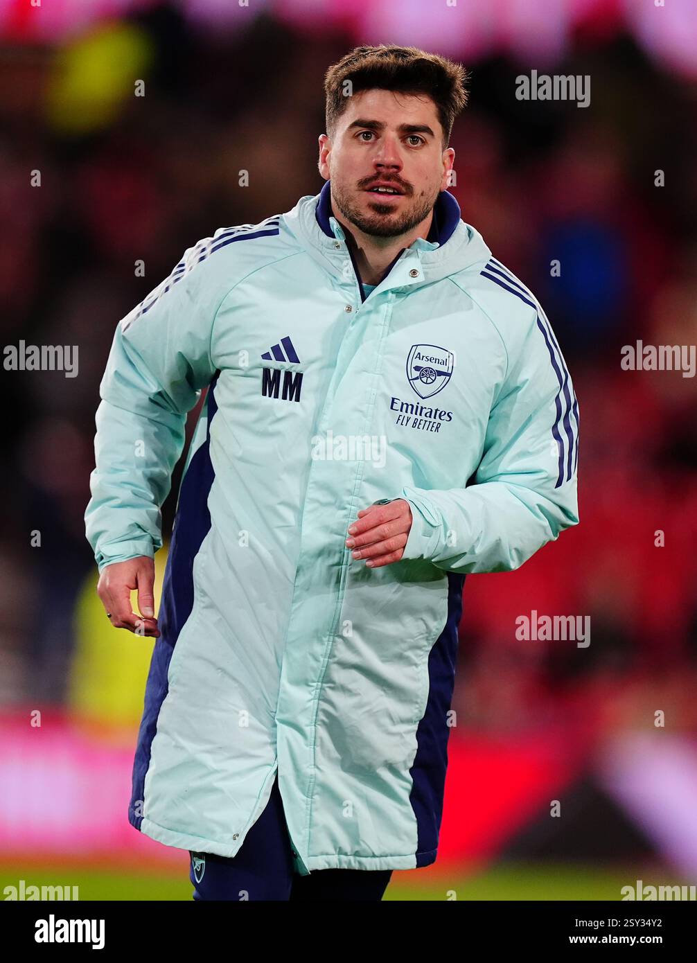 Arsenal assistant manager Miguel Molina during the Premier League match ...