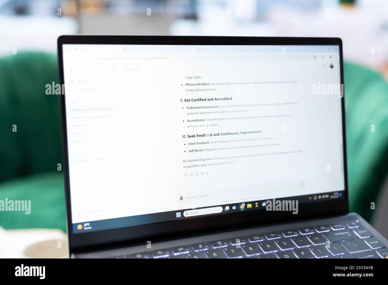 Bucharest, Romania - July 30th 2024 - AI chatbot delivering data driven ...