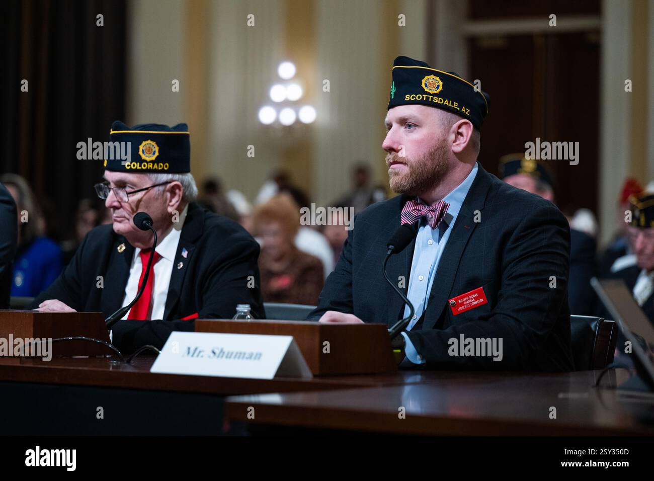 Washington, USA. 26th Feb, 2025. Matthew Shuman, Chairman, Legislative ...