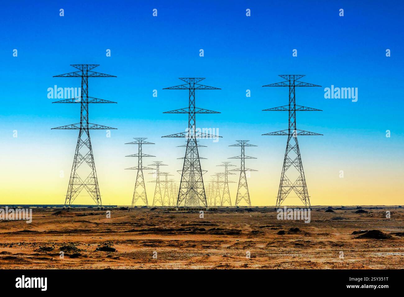 No power lines Stock Photo - Alamy