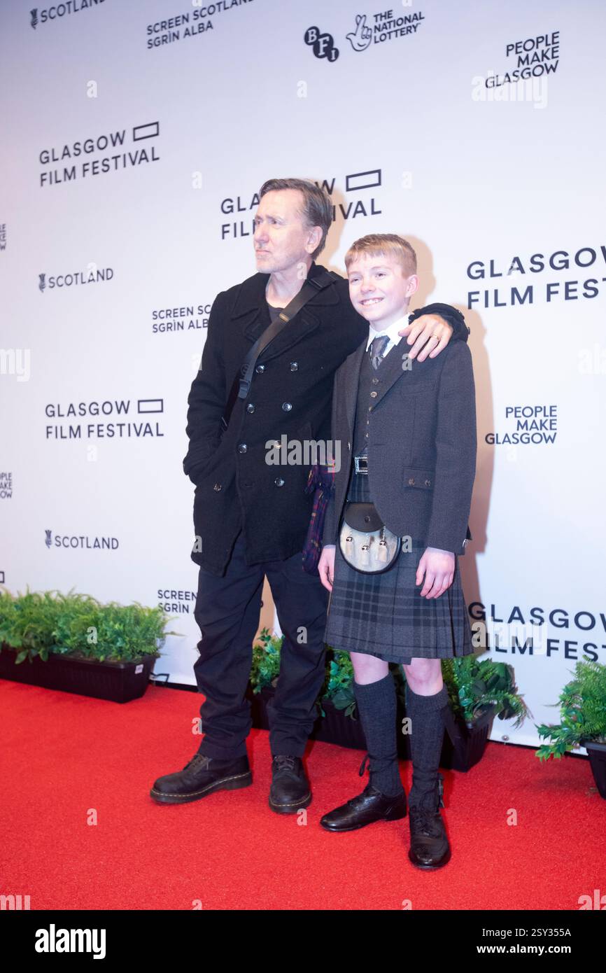 Glasgow, UK. 26th Feb, 2025. Tim Roth and Nathan Malone, Opening night ...