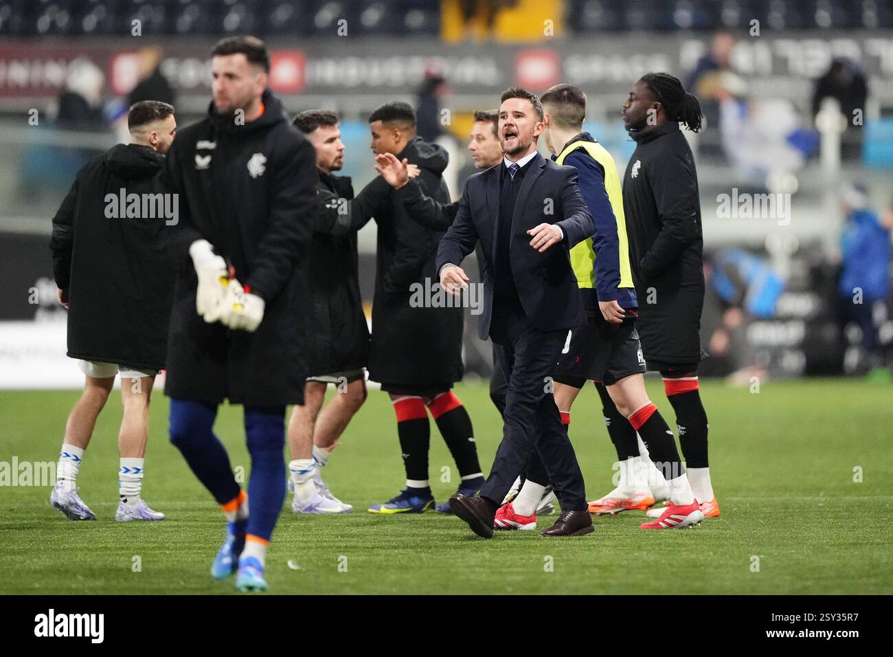 Rangers interim head coach Barry Ferguson after the William Hill ...