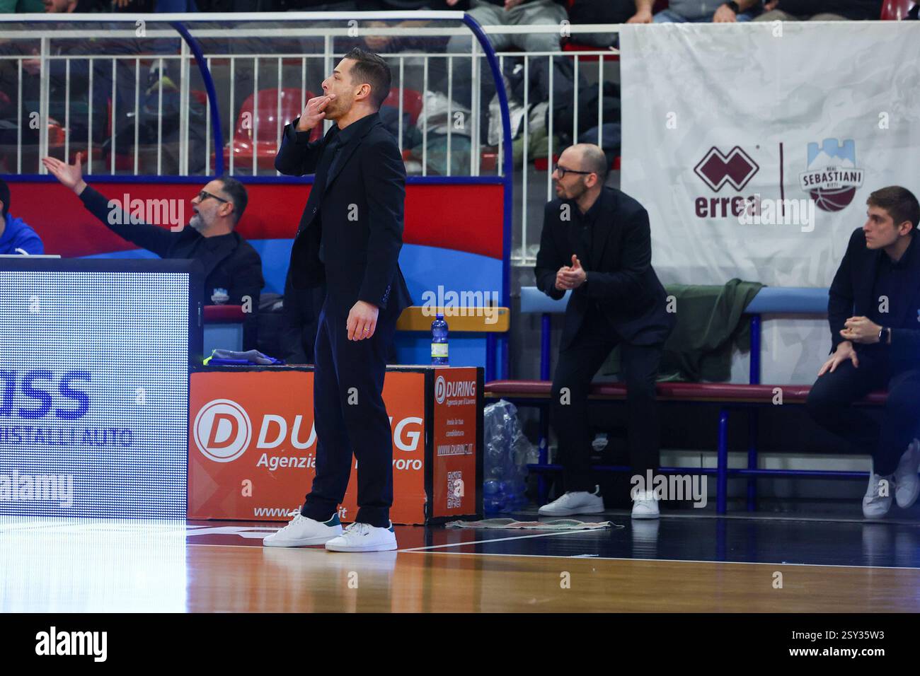 2/26/2025 - Rossi Alessandro - Coach during Real Sebastiani Rieti vs ...