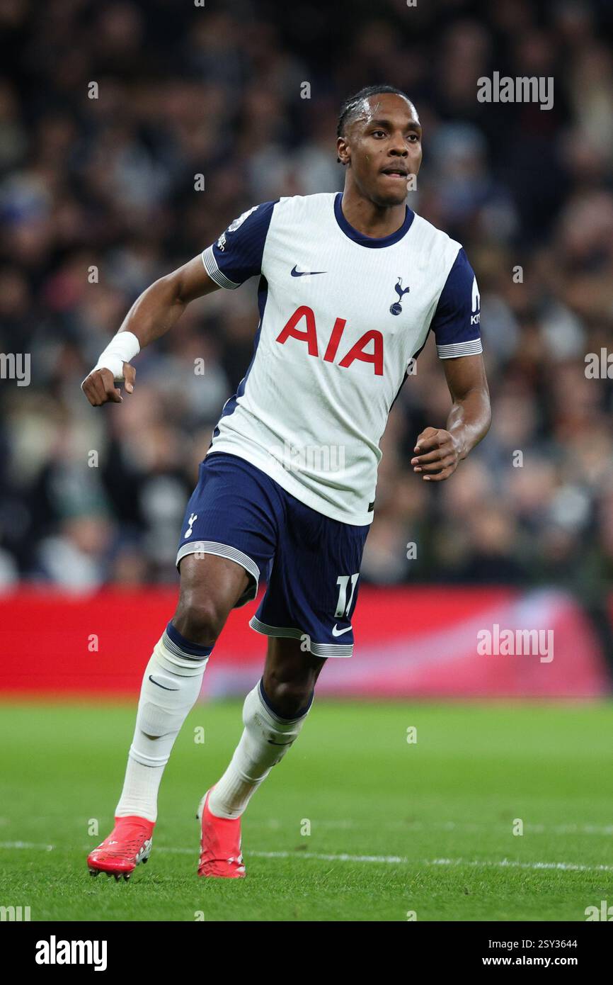 LONDON, UK - 26th Feb 2025: Mathys Tel of Tottenham Hotspur during the ...
