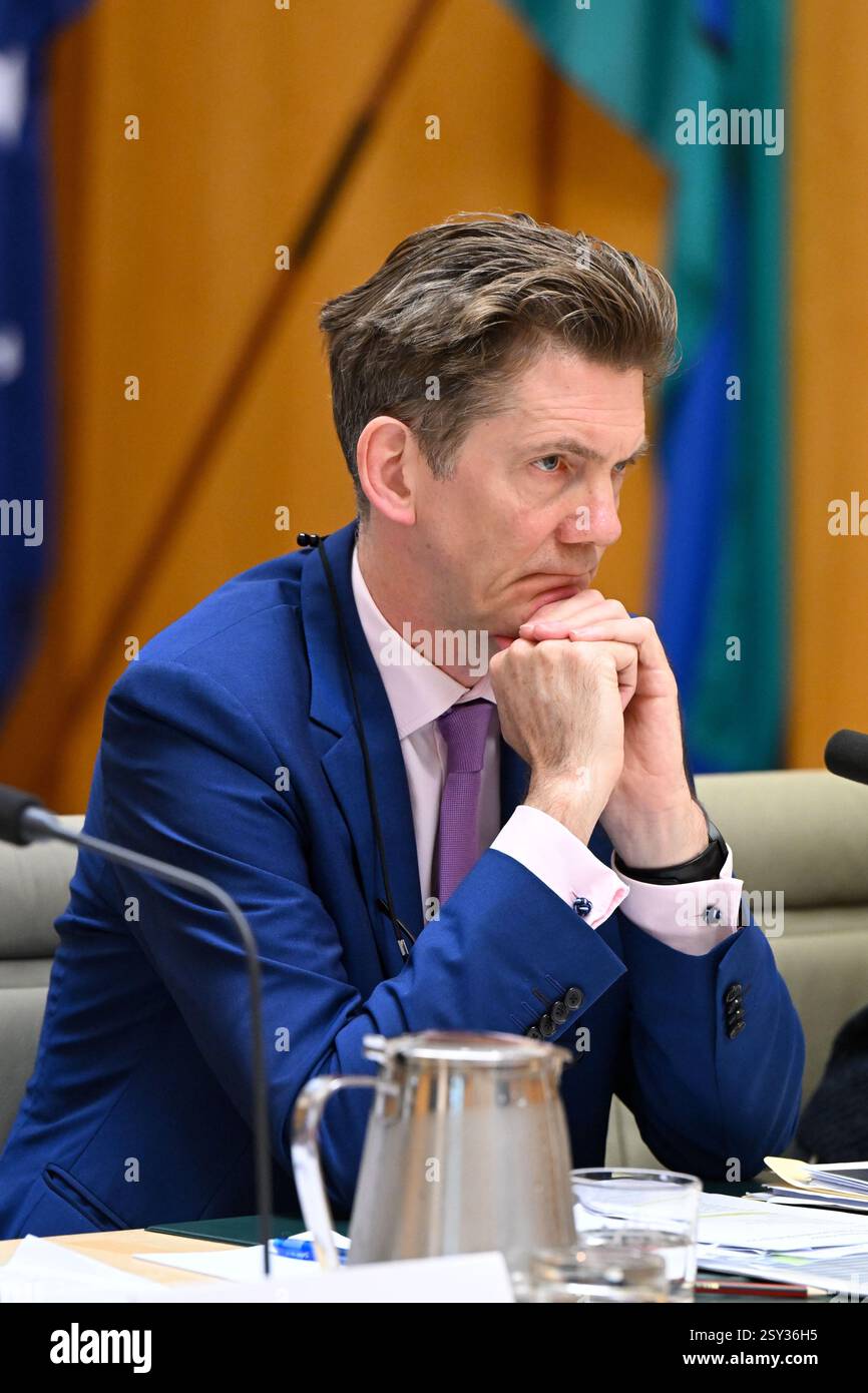 Canberra, Australia. 27th Feb, 2025. Deputy Governor of the Reserve ...