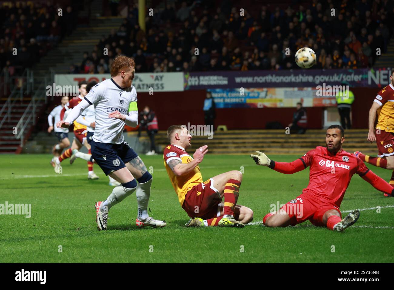 26th February 2025; Fir Park, Motherwell, Scotland; Scottish ...