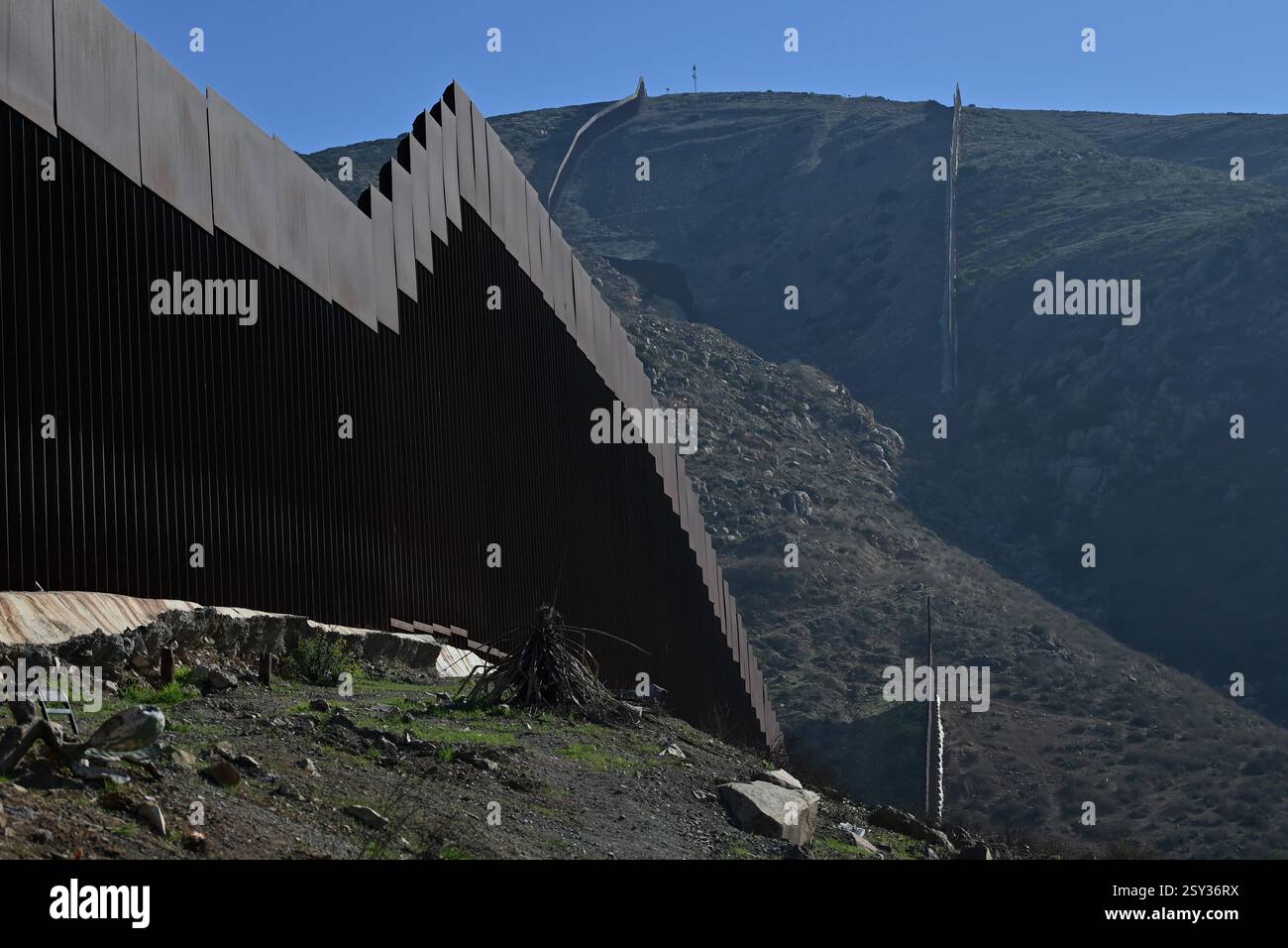 Tijuana, Baja California, Mexico. 26th Feb, 2025. The US-Mexico border ...