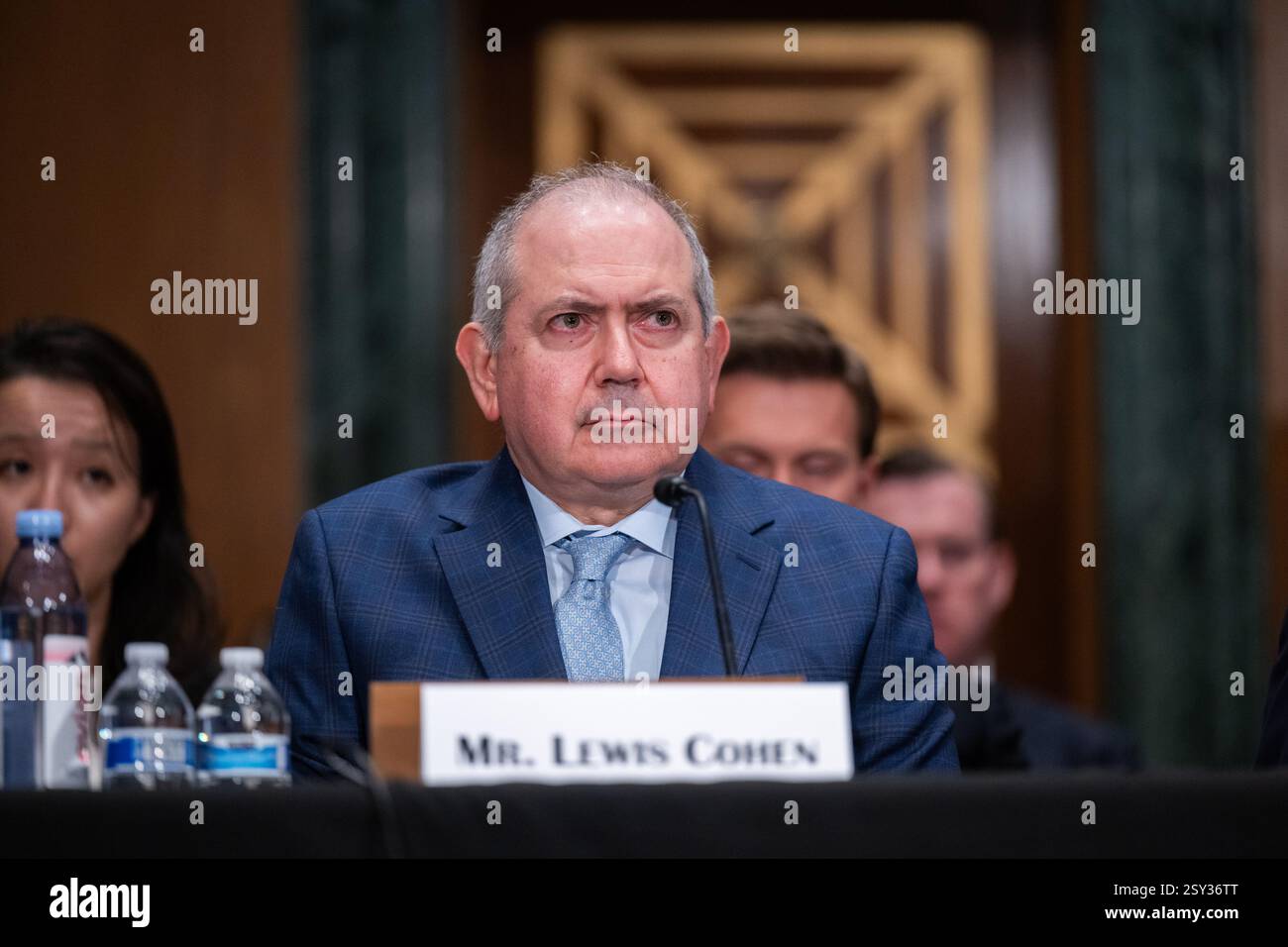 Washington, USA. 26th Feb, 2025. Lewis Cohen, Partner, Cahill Gordon ...