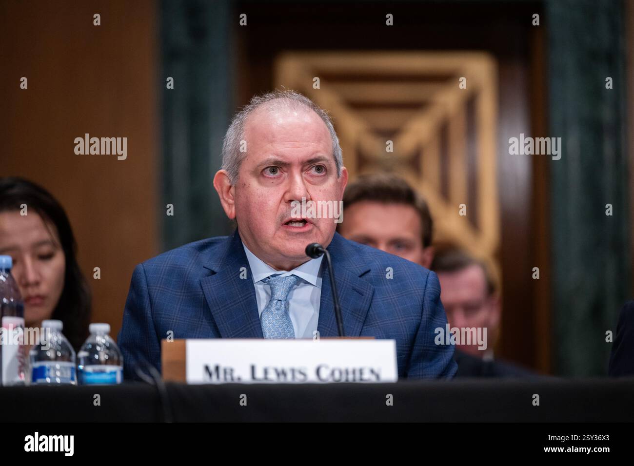 Washington, USA. 26th Feb, 2025. Lewis Cohen, Partner, Cahill Gordon ...