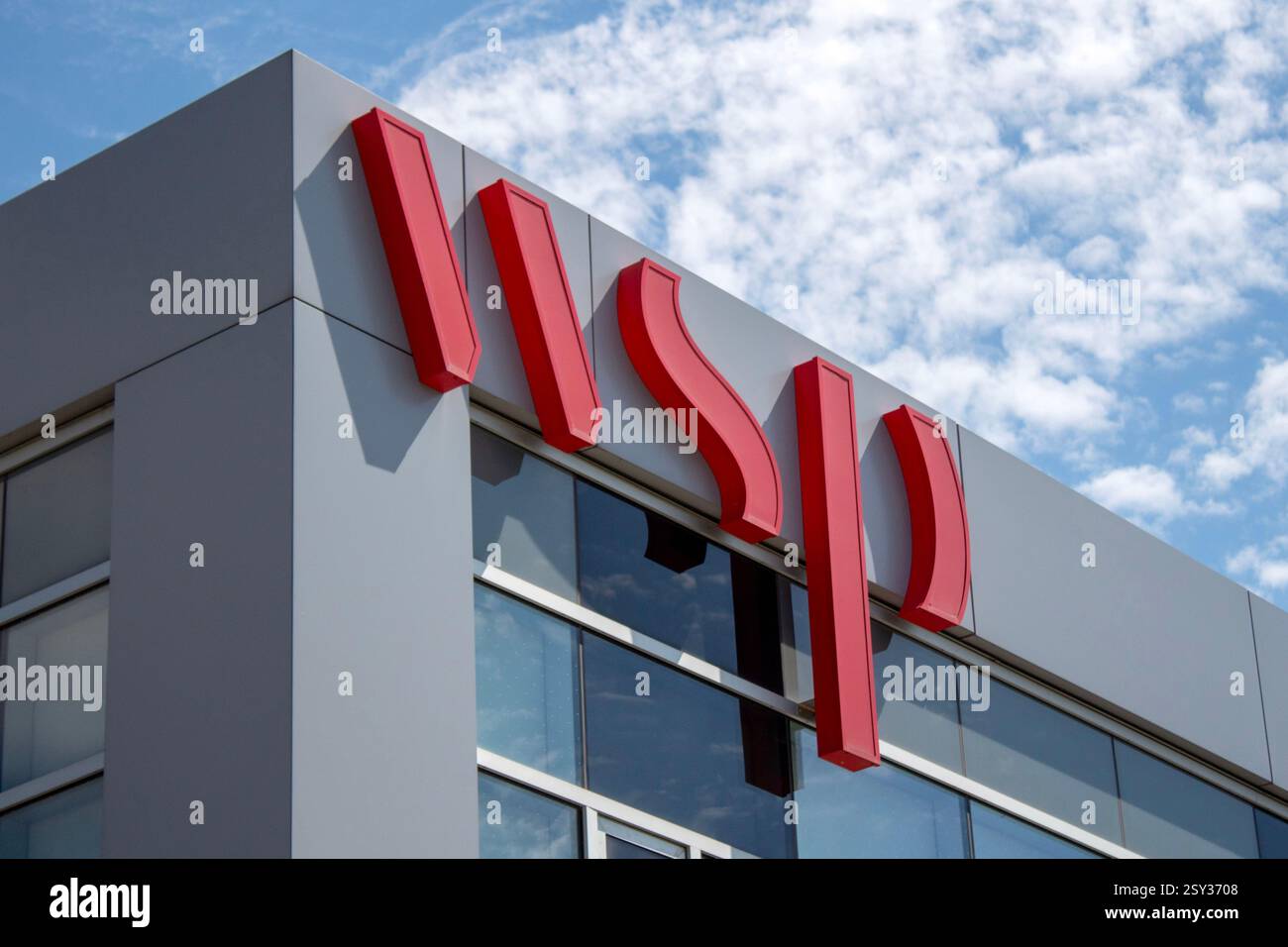 Toronto, Canada. 01st Sep, 2024. The WSP Global Inc. logo is seen in ...