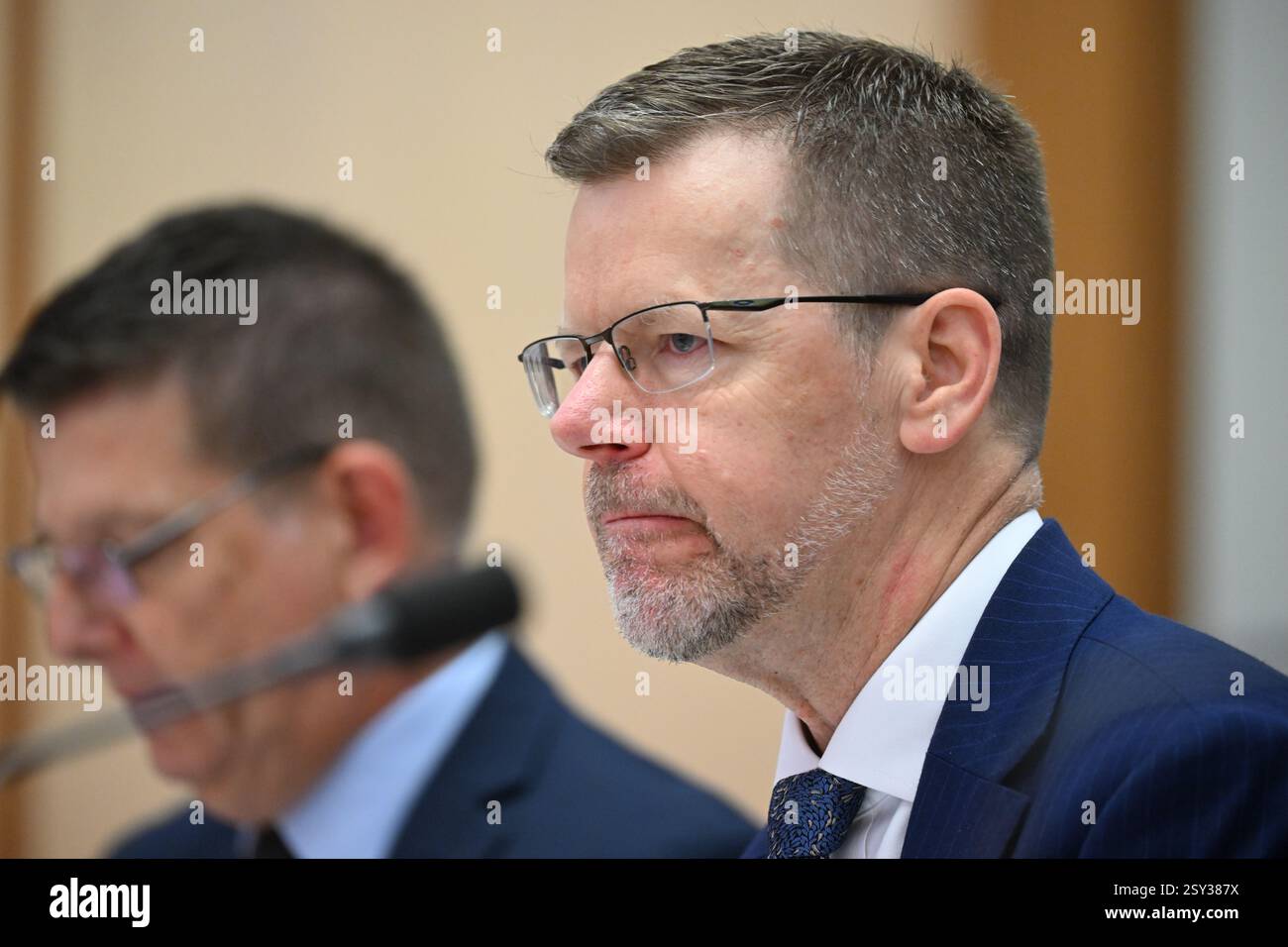 Canberra, Australia. 27th Feb, 2025. Secretary of the Department of ...