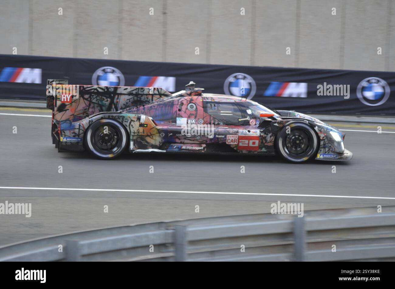 BMW M Team WRT entered BMW M Hybrid V8 LMDh Hypercar of Robin Frijns ...