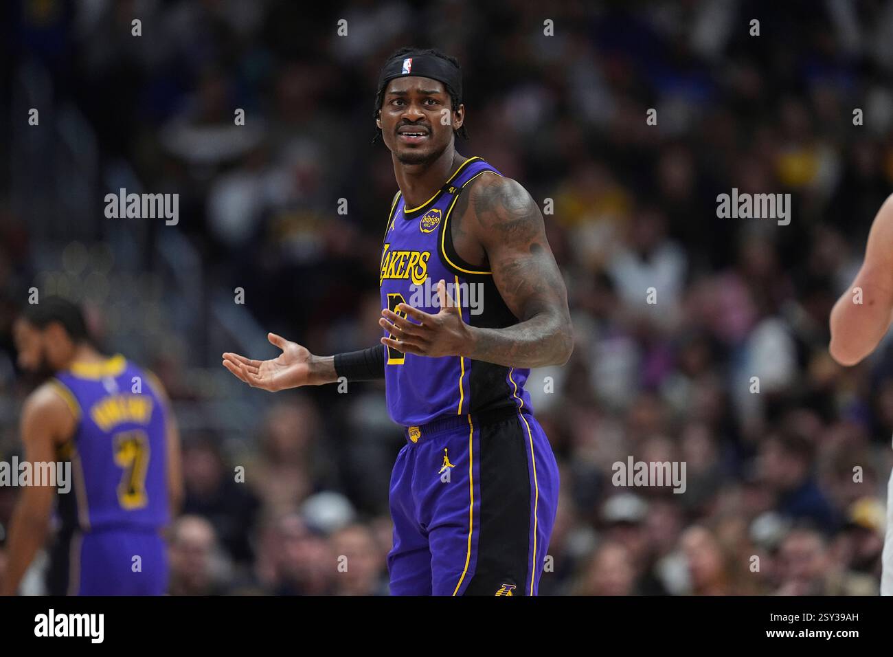 Los Angeles Lakers forward Jarred Vanderbilt (2) in the first half of ...