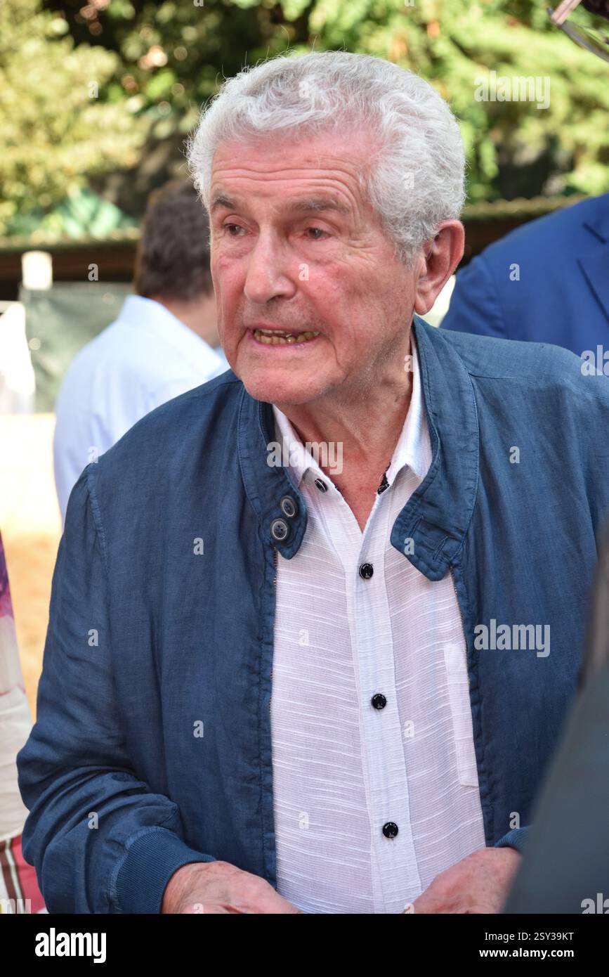 Claude Lelouch and Barbara Pravi at 81 Festival del Cinema di Venezia ...