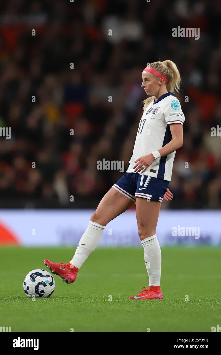 England Women's Chloe Kelly in action during the UEFA Women's Nations ...