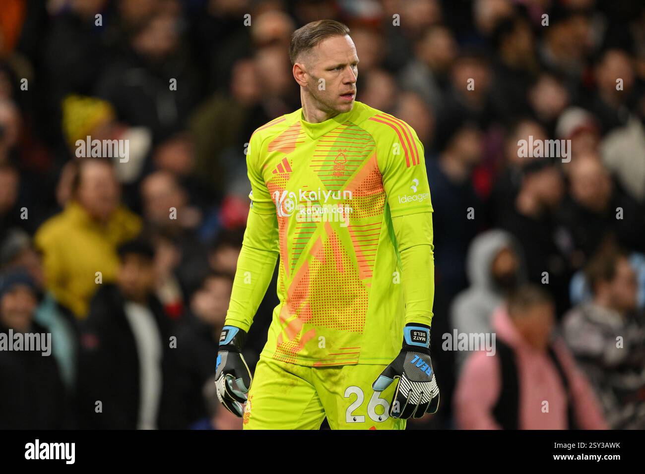 Matz Sels, Nottingham Forest goalkeeper during the Premier League match ...