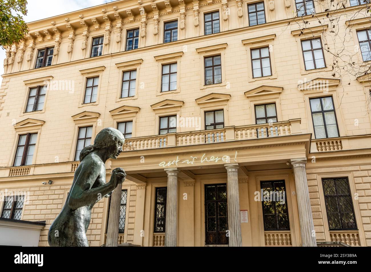 Esterior of Pražák Palace built in 19th century, headquarter of the Moravian Gallery (Moravska ...