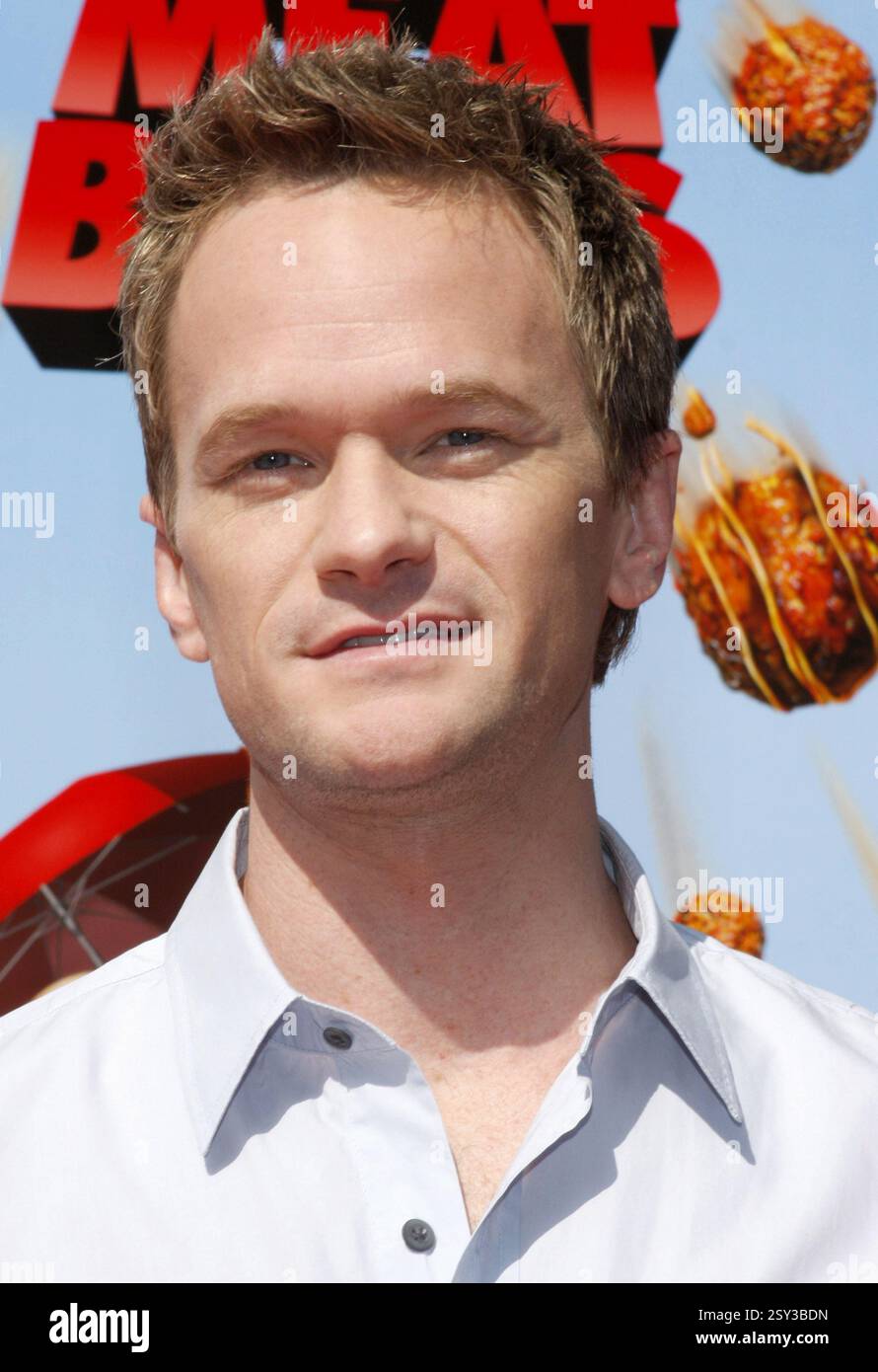 Neil Patrick Harris at the Los Angeles premiere of 'Cloudy With A ...