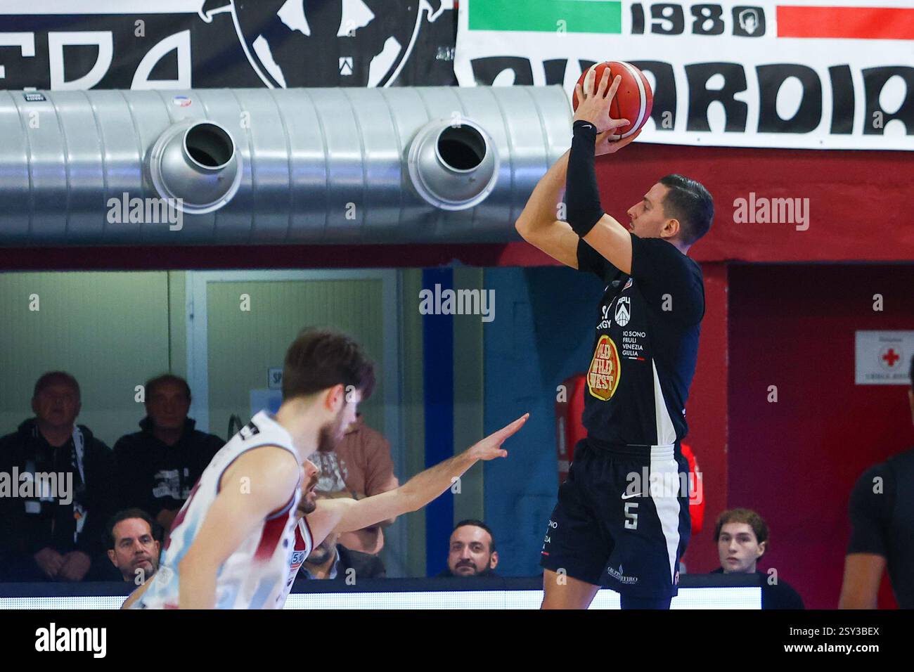 Alibegovic Udine, during Real Sebastiani Rieti vs Apu Old Wild West ...
