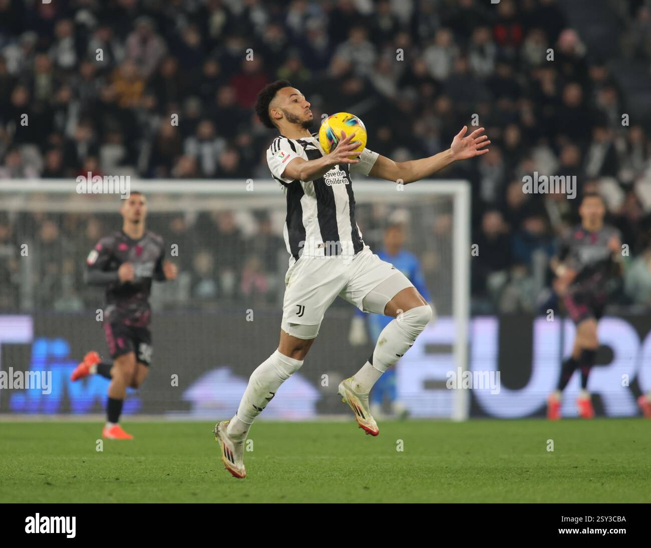 Turin, Italy. 26th Feb, 2025. Lloyd Kelly of Juventus FC during the Coppa Italia 2024/25 quarter ...