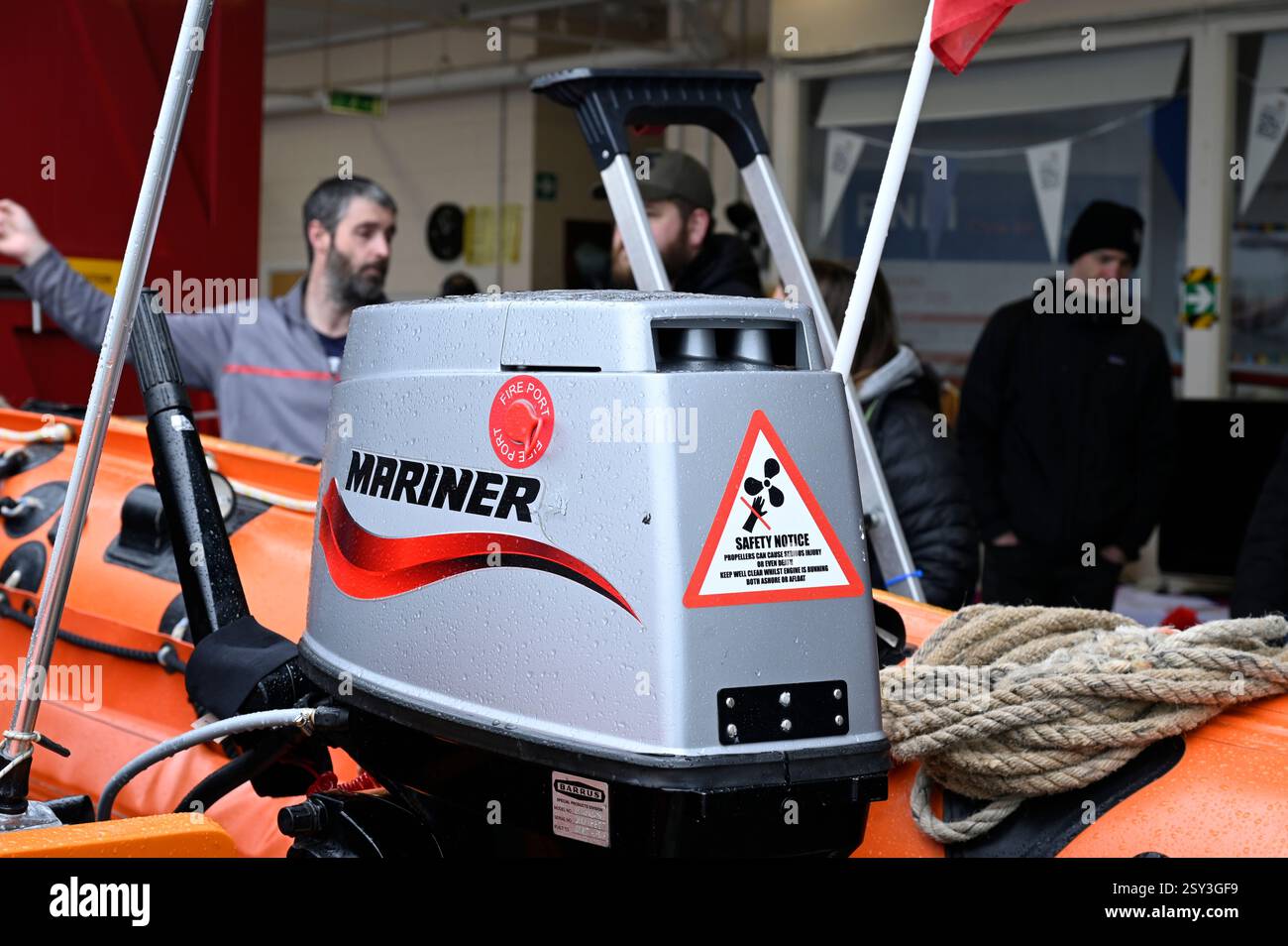 The Mariner Engine fitted to the D Class in shore lifeboat D-771 at the ...