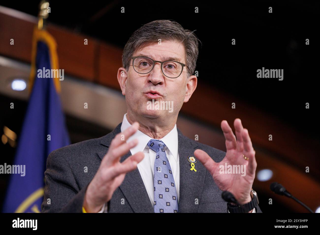 US Representative Brad Schneider (Democrat of Illinois) gives remarks ...