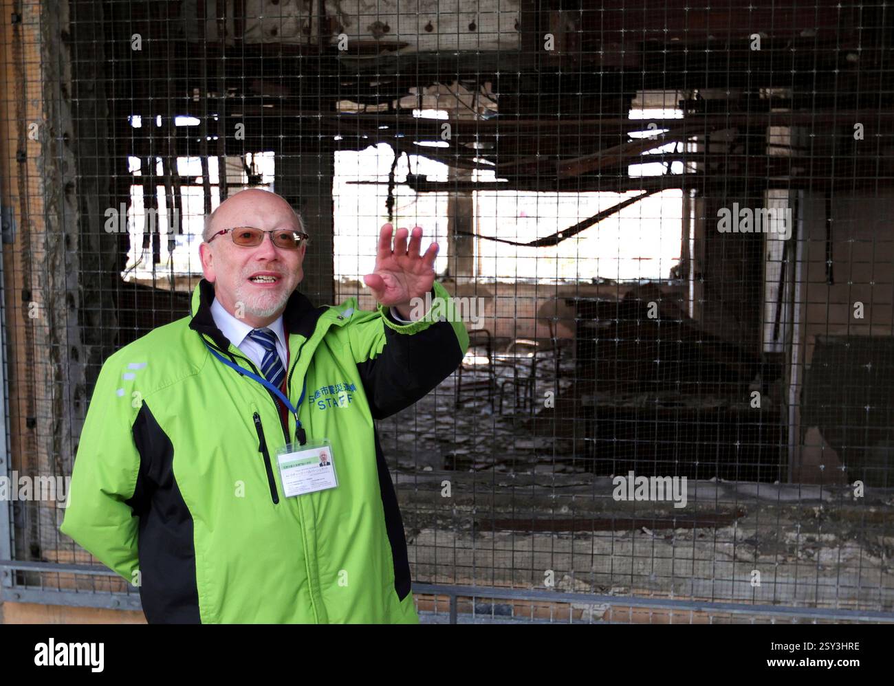 British Richard Halberstadt, Director of Ishinomaki City Kadonowaki ...