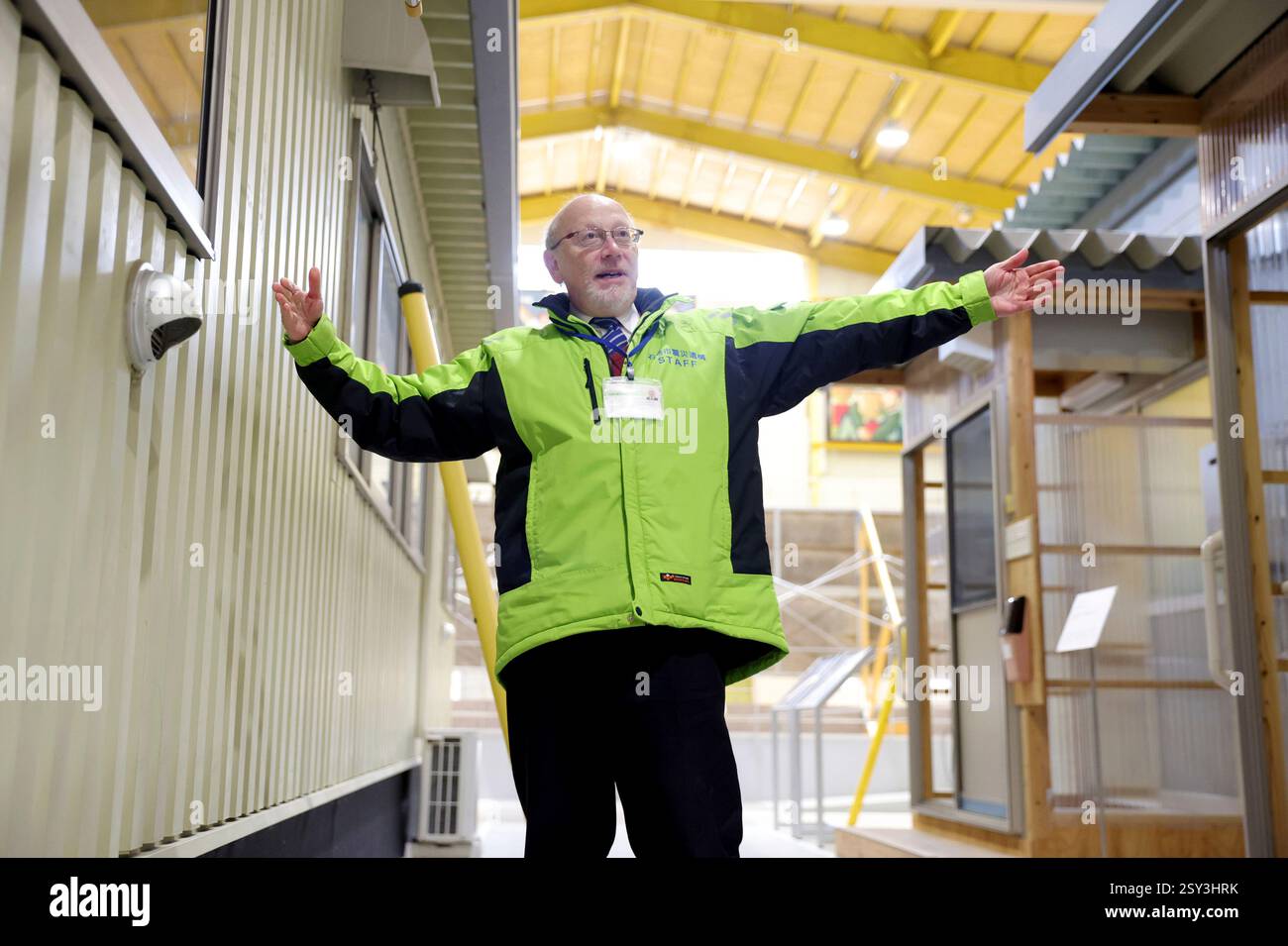 British Richard Halberstadt, Director of Ishinomaki City Kadonowaki ...