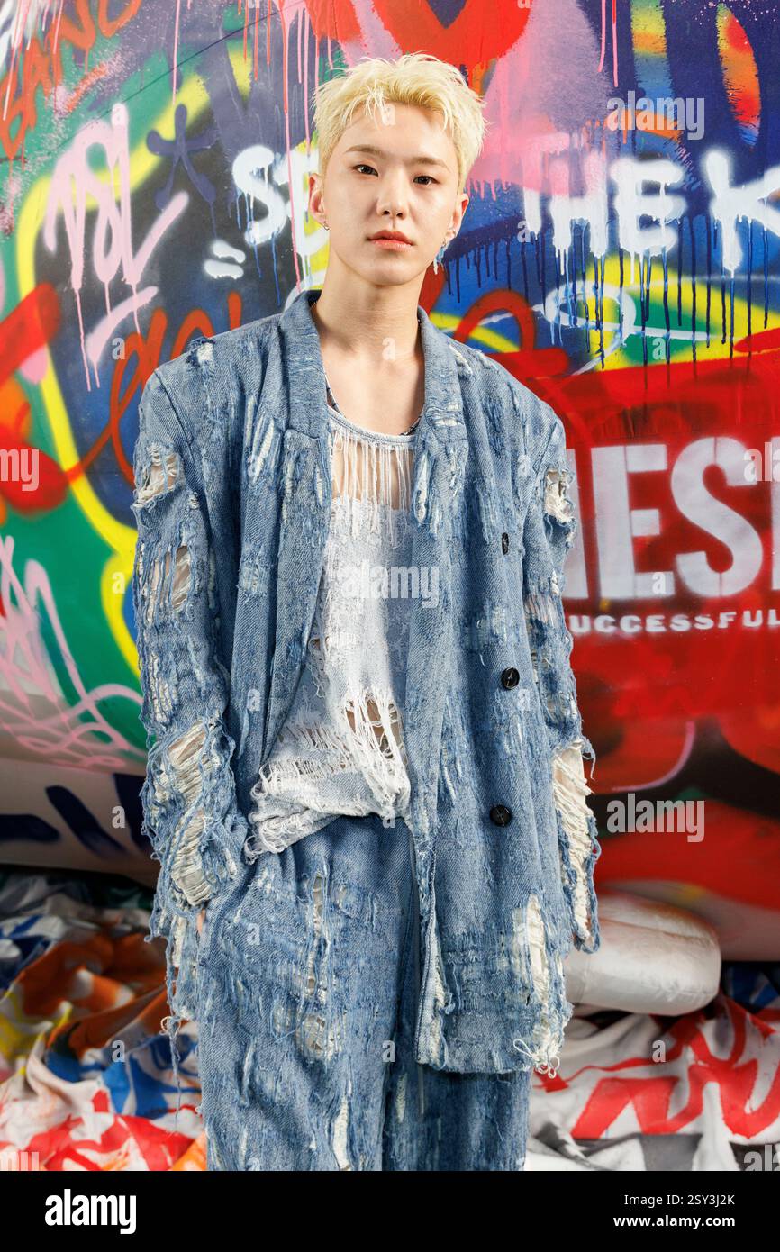 Hoshi attends DIESEL Autumn-Winter 2025 runway during Milan Fashion ...