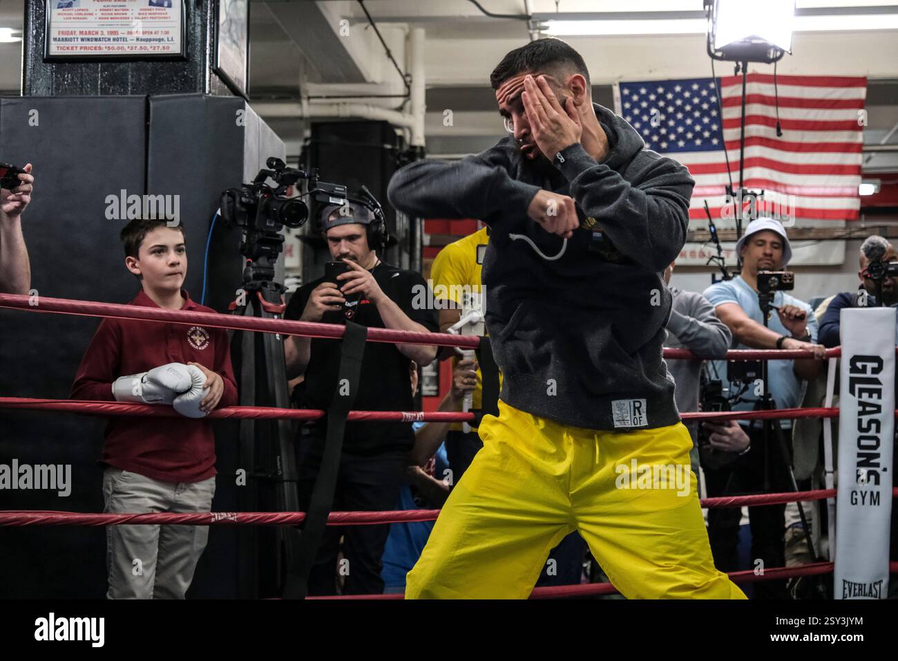 Brooklyn, New York, USA. 26th Feb, 2025. WBA super lightweight champion ...