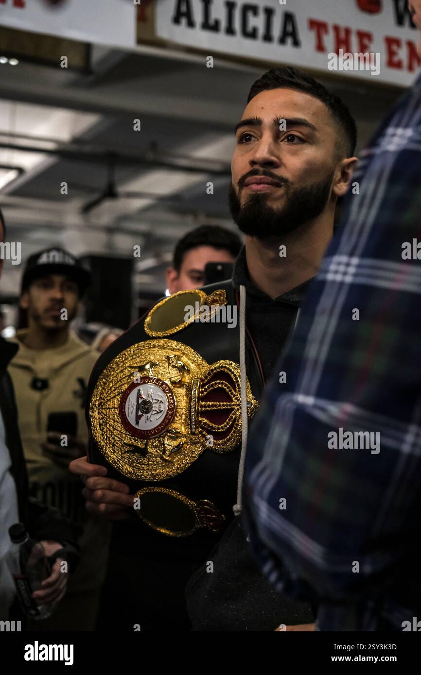 Brooklyn, New York, USA. 26th Feb, 2025. WBA super lightweight champion ...