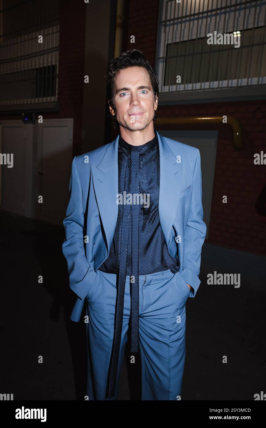 Milan, Italy. 26th Feb, 2025. Fendi 100th Anniversary Party - Arrivals. Pictured: Matt Bomer ...