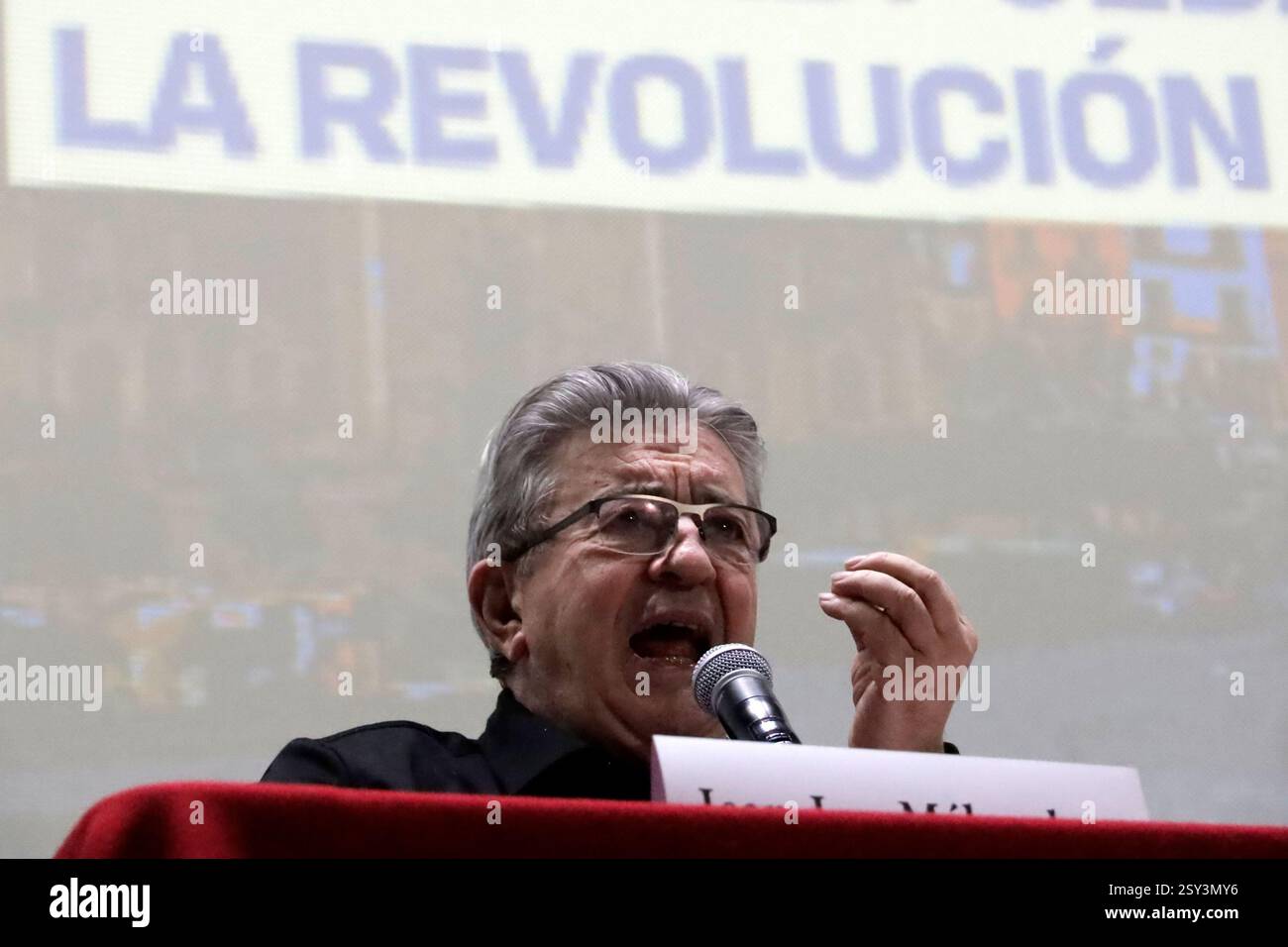 Mexico City, Mexico. 25th Feb, 2025. French politician Jean-Luc ...