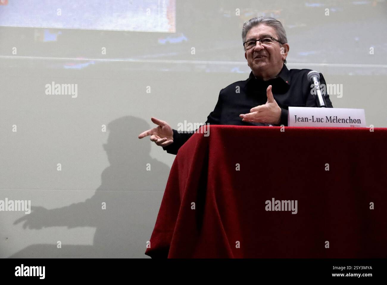 Mexico City, Mexico. 25th Feb, 2025. French politician Jean-Luc ...