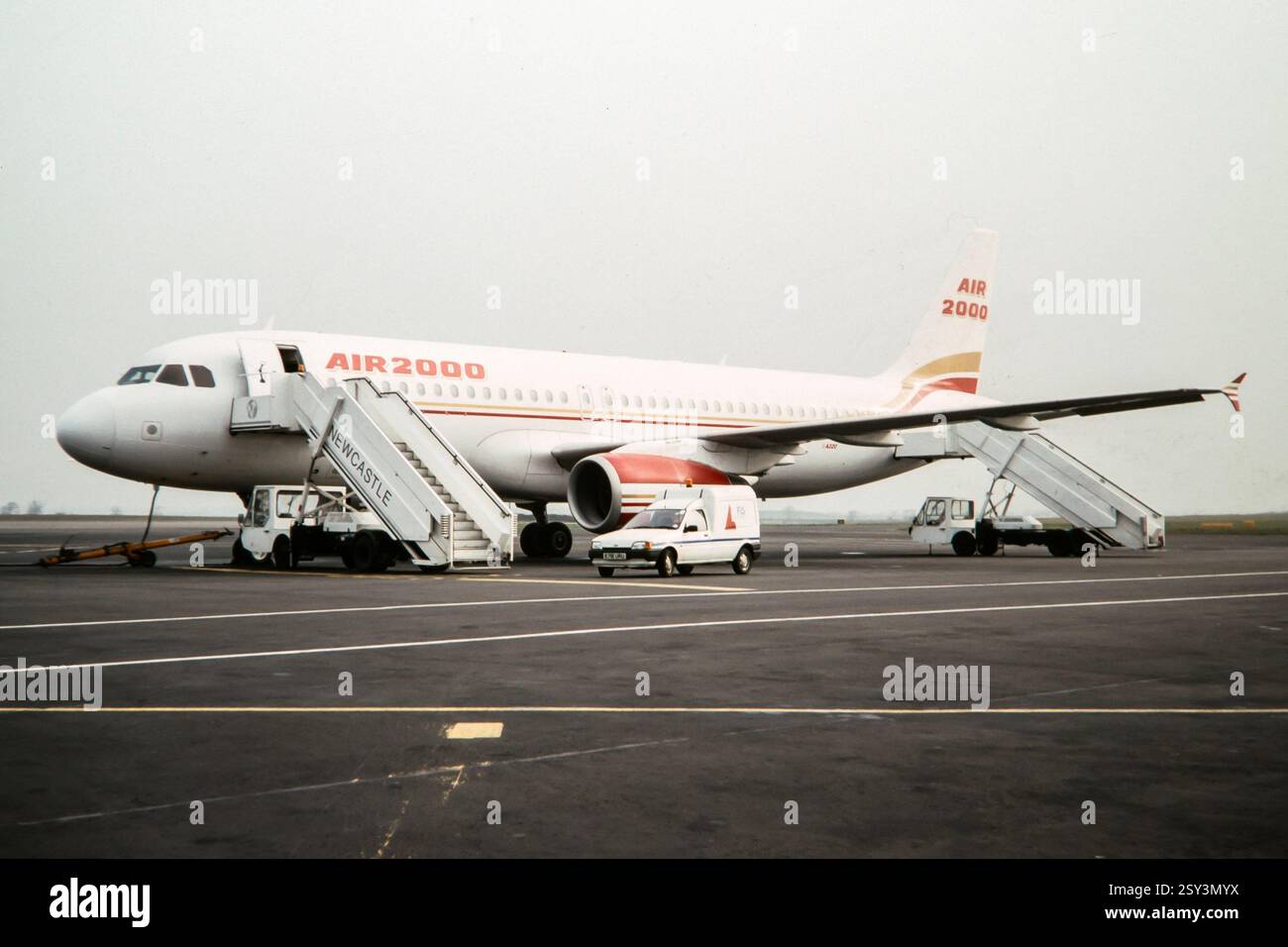 An Air 2000 Airbus A320-200 aircraft Stock Photo - Alamy