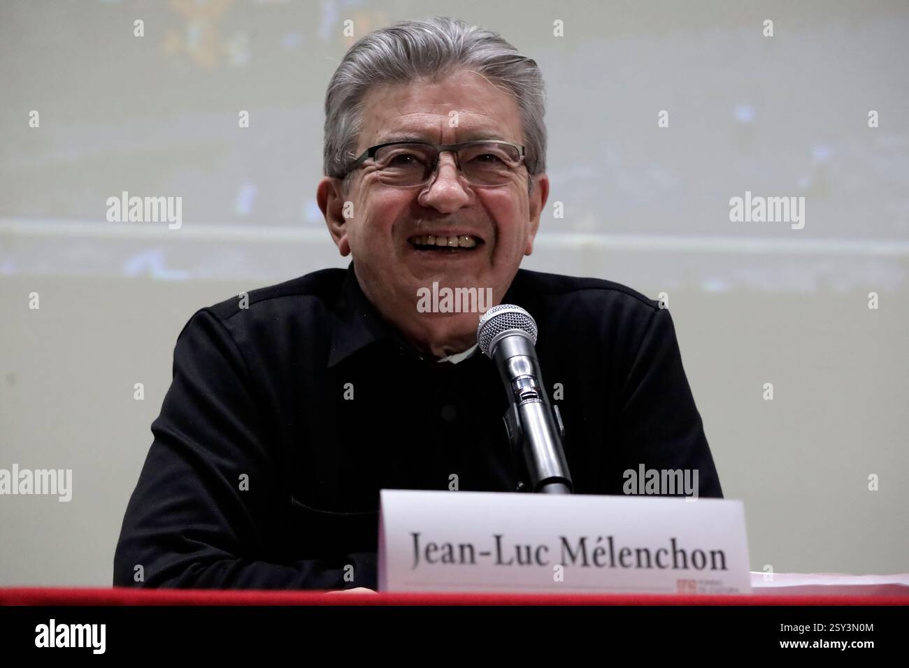 Mexico City, Mexico. 25th Feb, 2025. French politician Jean-Luc ...