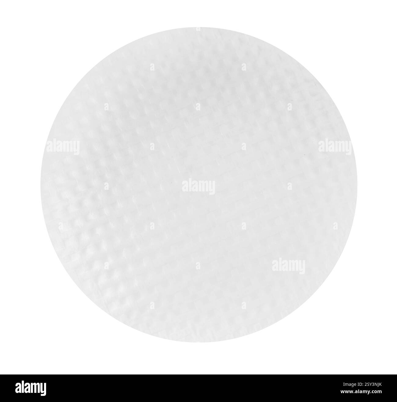 Edible rice paper isolated on white, top view Stock Photo - Alamy