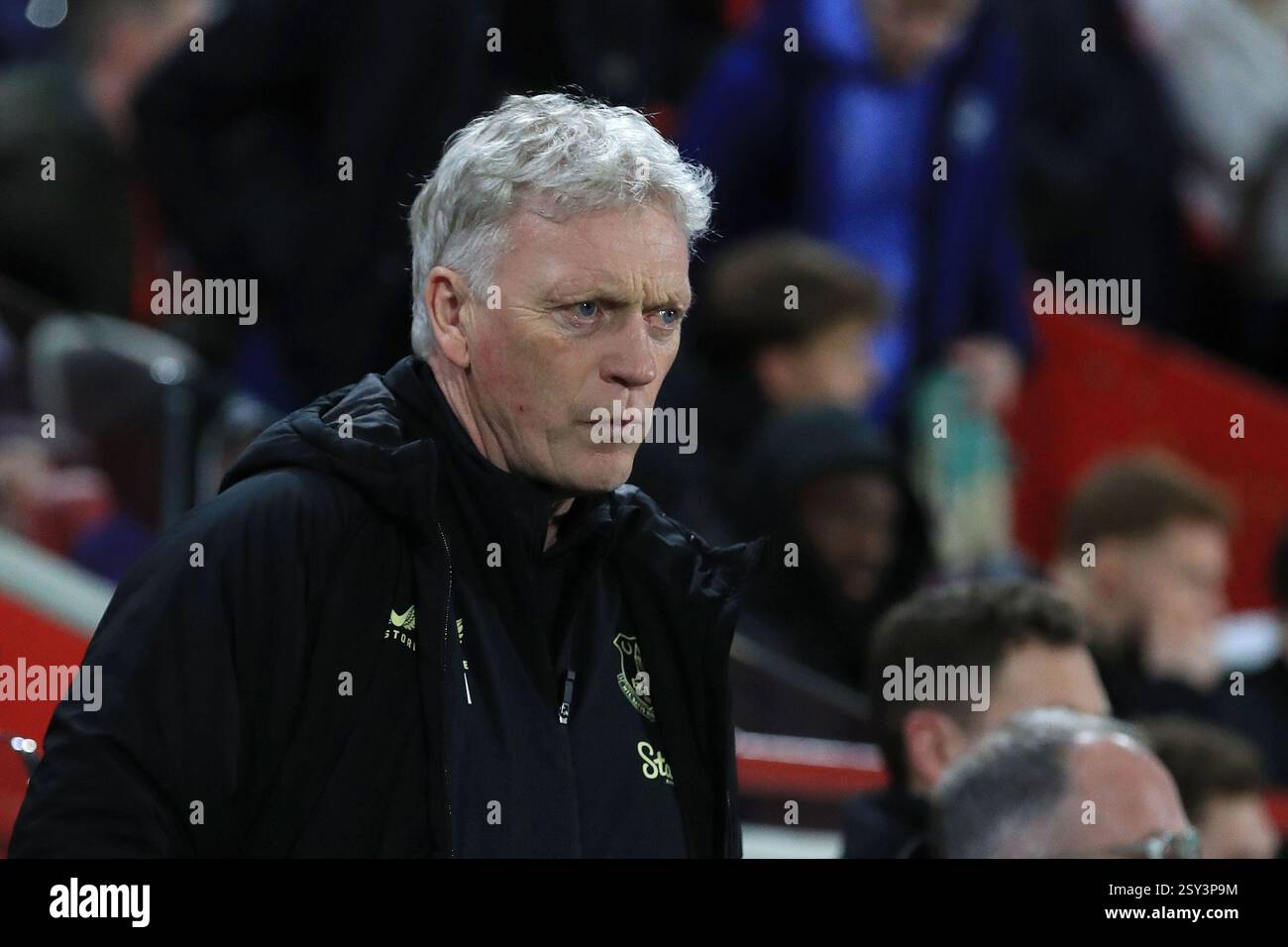Brentford, UK. 26th Feb, 2025. David Moyes (Manager) of Everton seen ...