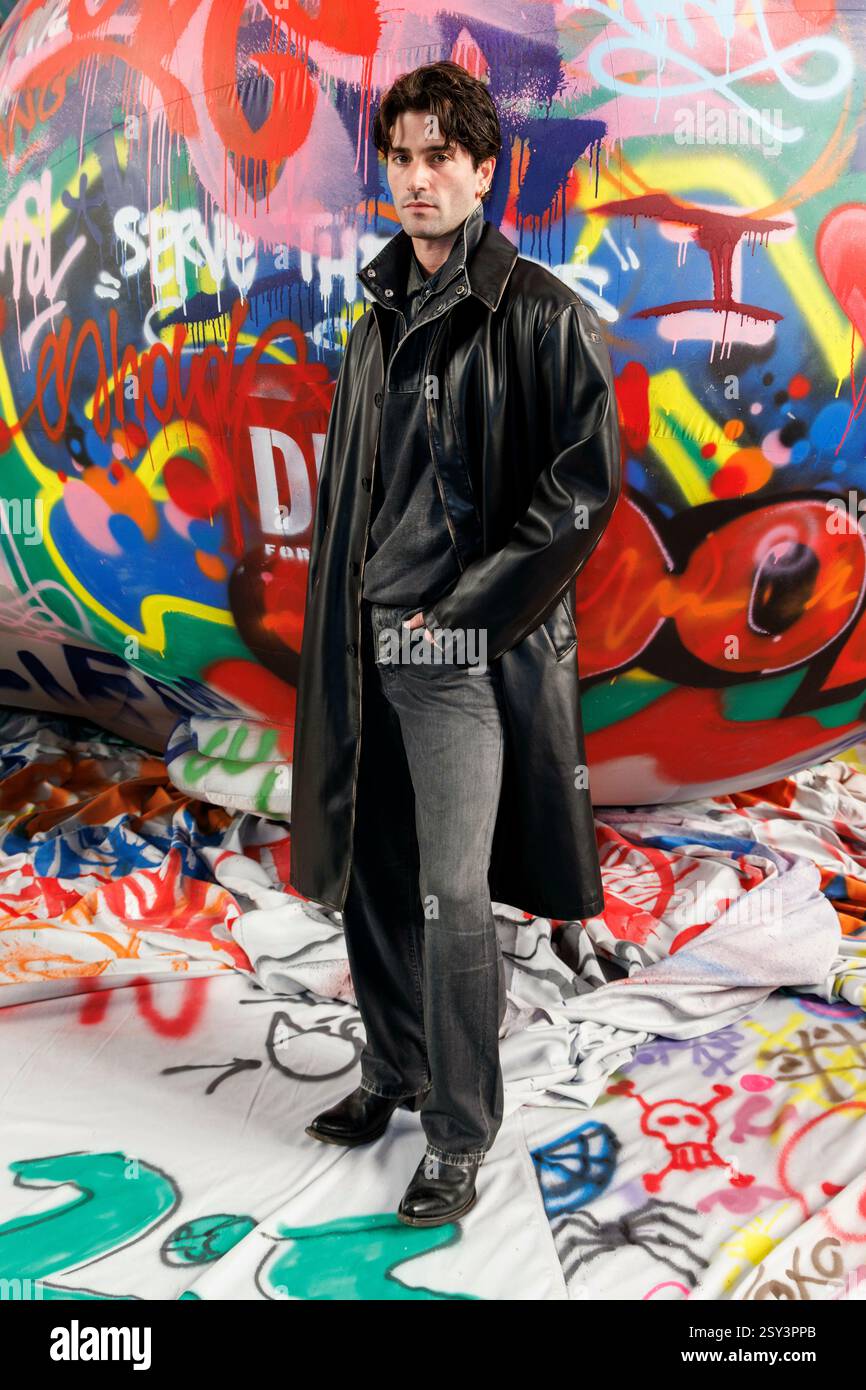 Milan, Italien. 26th Feb, 2025. Marc Forne attends DIESEL Autumn-Winter ...