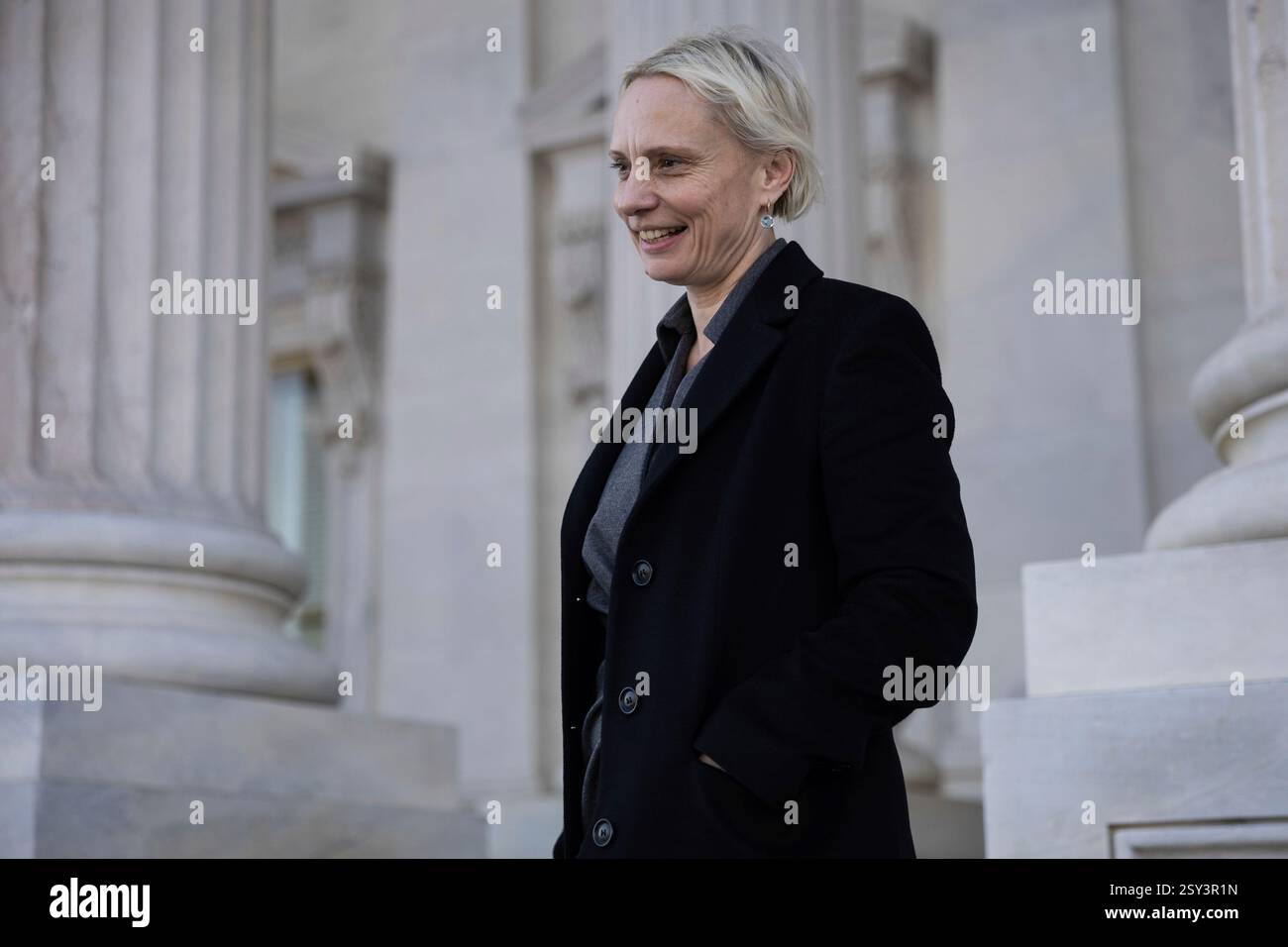 Rep. Victoria Spartz (R-Ind.) departs a vote at the U.S. Capitol Feb ...