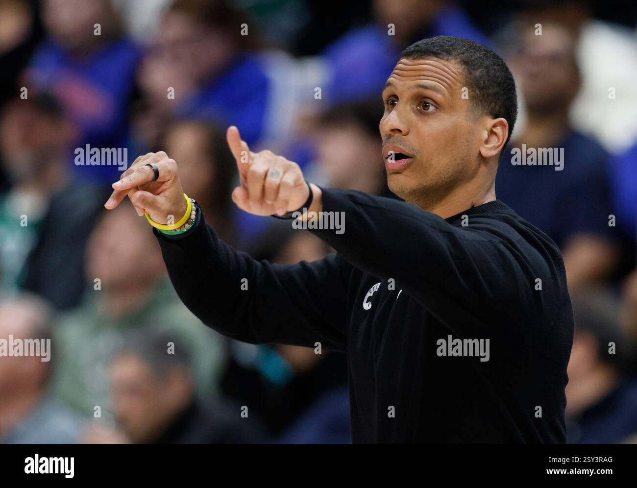 Boston Celtics head coach Joe Mazzulla directs his team during the ...