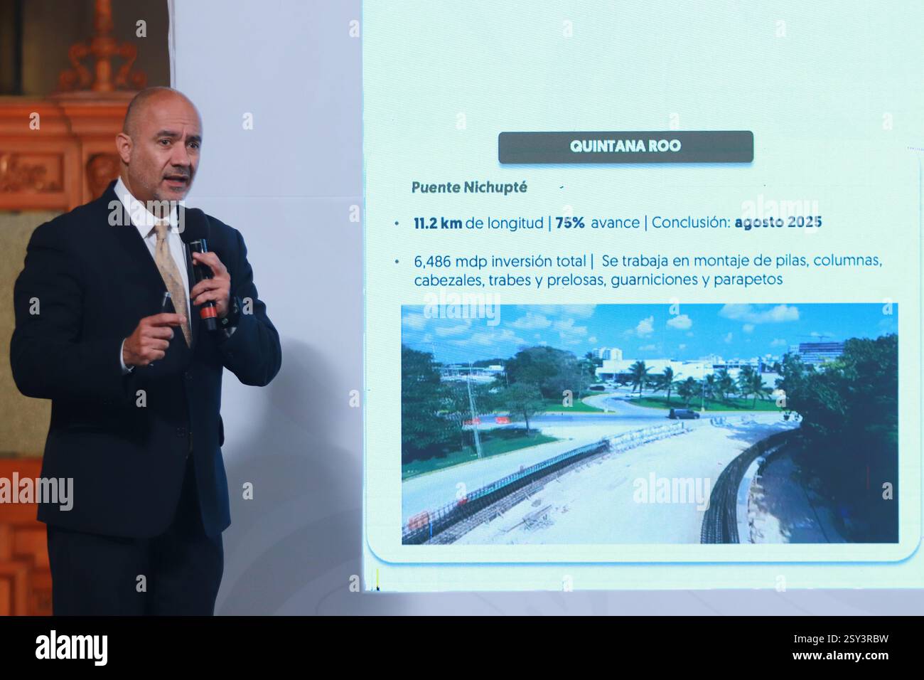 Mexico City, Mexico. 26th Feb, 2025. Jesús Esteva Medina, Secretary of ...