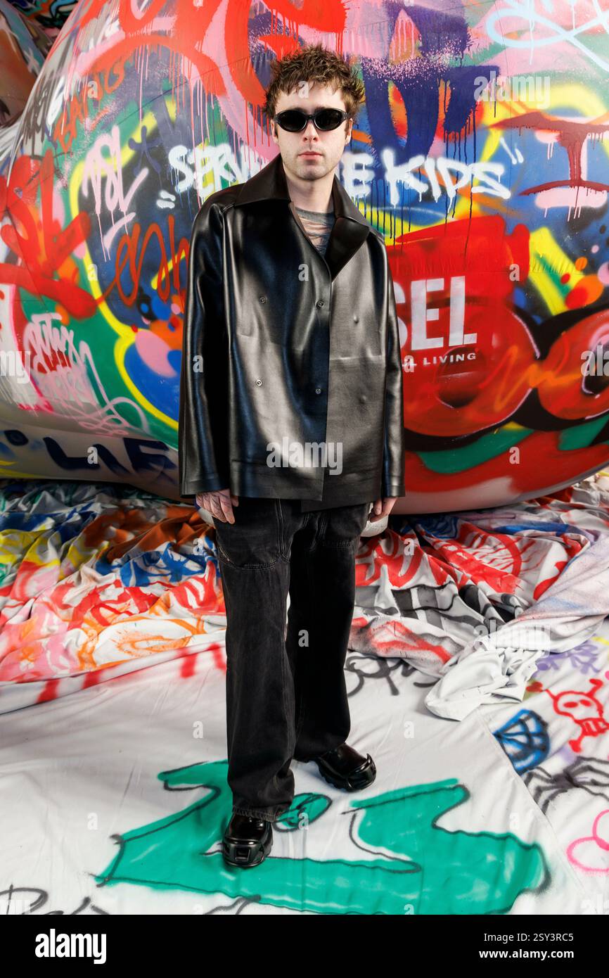 Lennon Gallagher attends DIESEL Autumn-Winter 2025 runway during Milan ...
