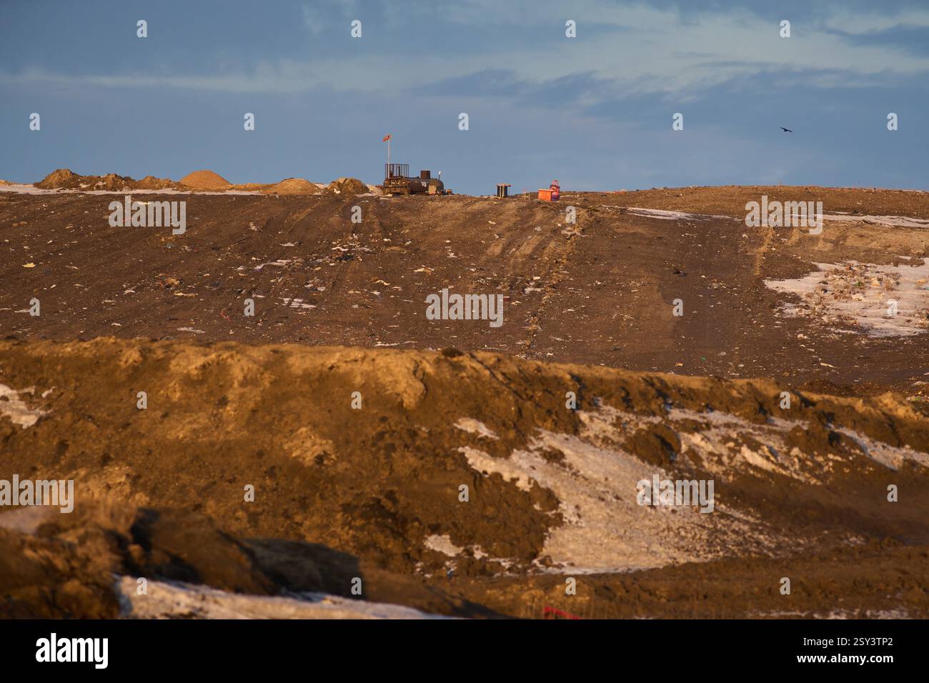 The Prairie Green Landfill in Stony Mountain, Man., is shown on ...